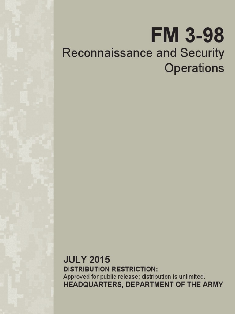 Reconnaissance and Security (001-060) | PDF | Battle Of Gettysburg ...