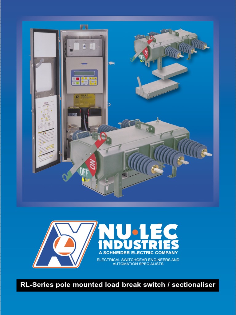 RL-Series Pole Mounted Load Break Switch / Sectionaliser | PDF | Switch ...