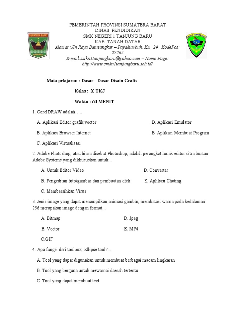 Soal Objektif DDG X TKJ | PDF