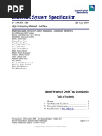 Saudi Aramco Standards Overview | PDF | Pipe (Fluid Conveyance) | Valve