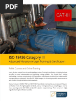 ISO 18436 Category II Vibration Analyst Training | PDF | Educational ...