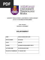 Sample Technical Solar Report | PDF | Photovoltaic System | Photovoltaics