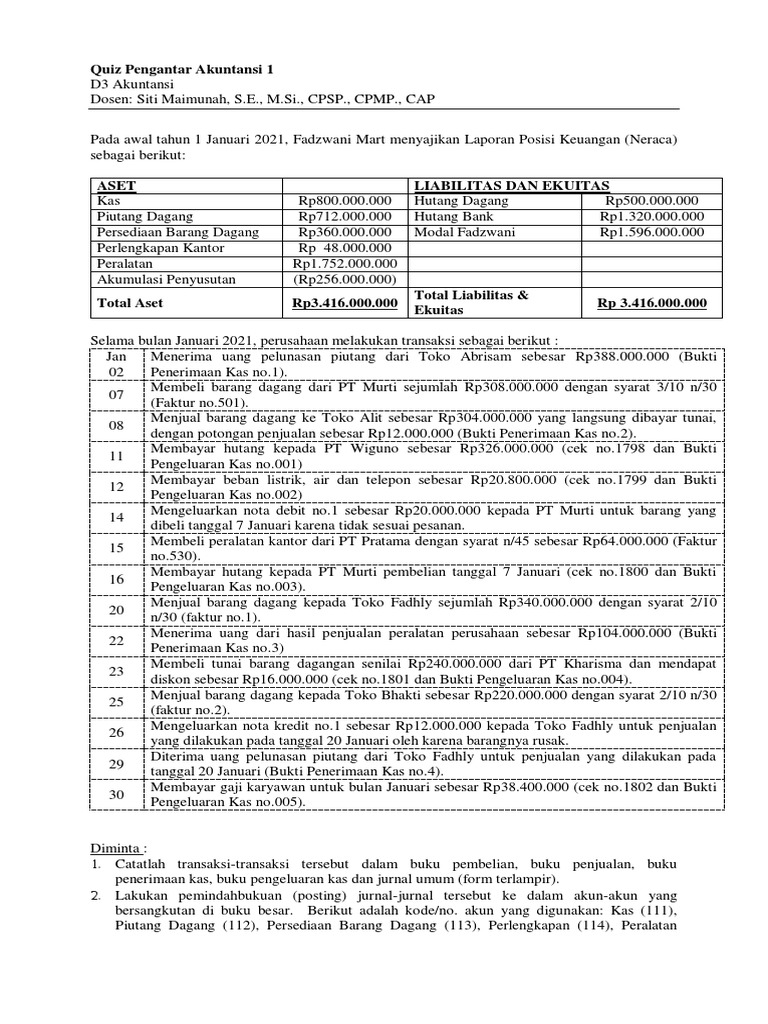 Lat UAS PA1 - Jan 22 | PDF