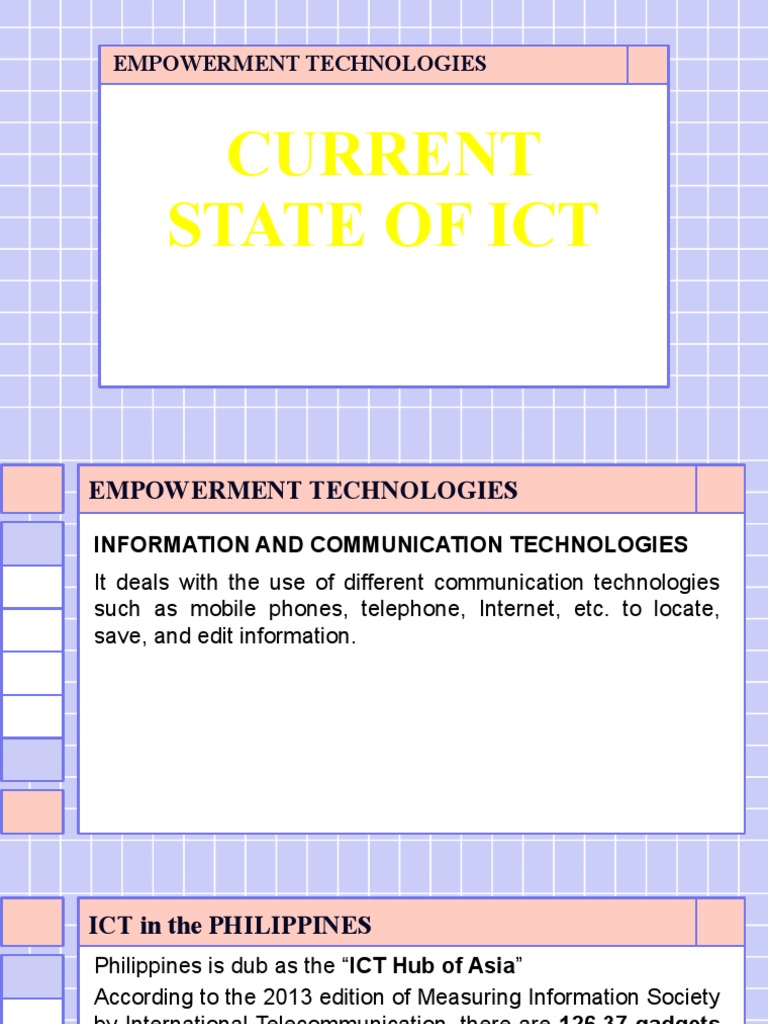 Current State of Ict | Download Free PDF | World Wide Web | Internet & Web