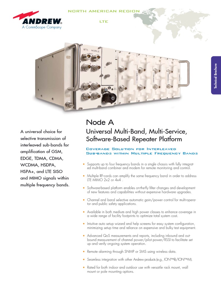 Node A: Universal Multi-Band, Multi-Service, Software-Based Repeater ...