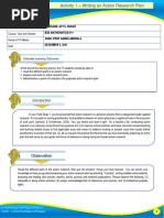 CBAR Format | PDF | Action Research | Data