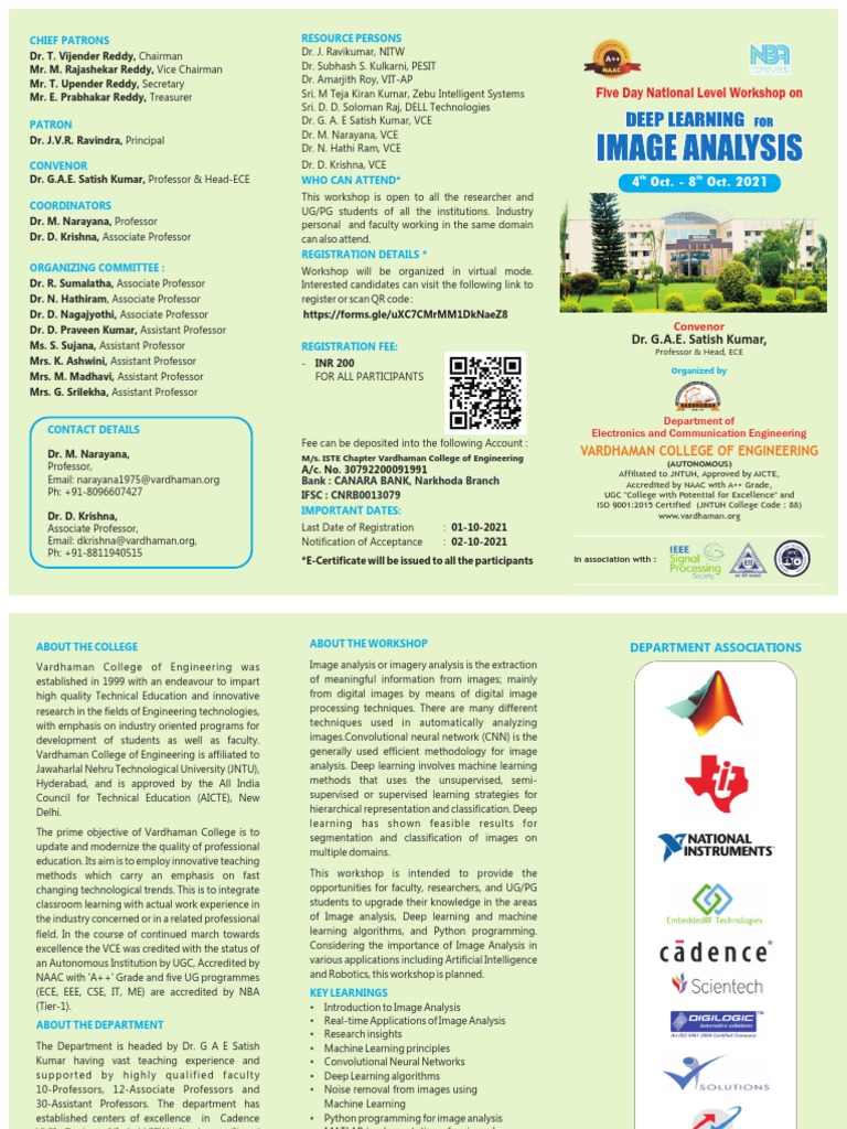 Five Day National Level Workshop On: 4 Oct. - 8 Oct. 2021 | Download ...