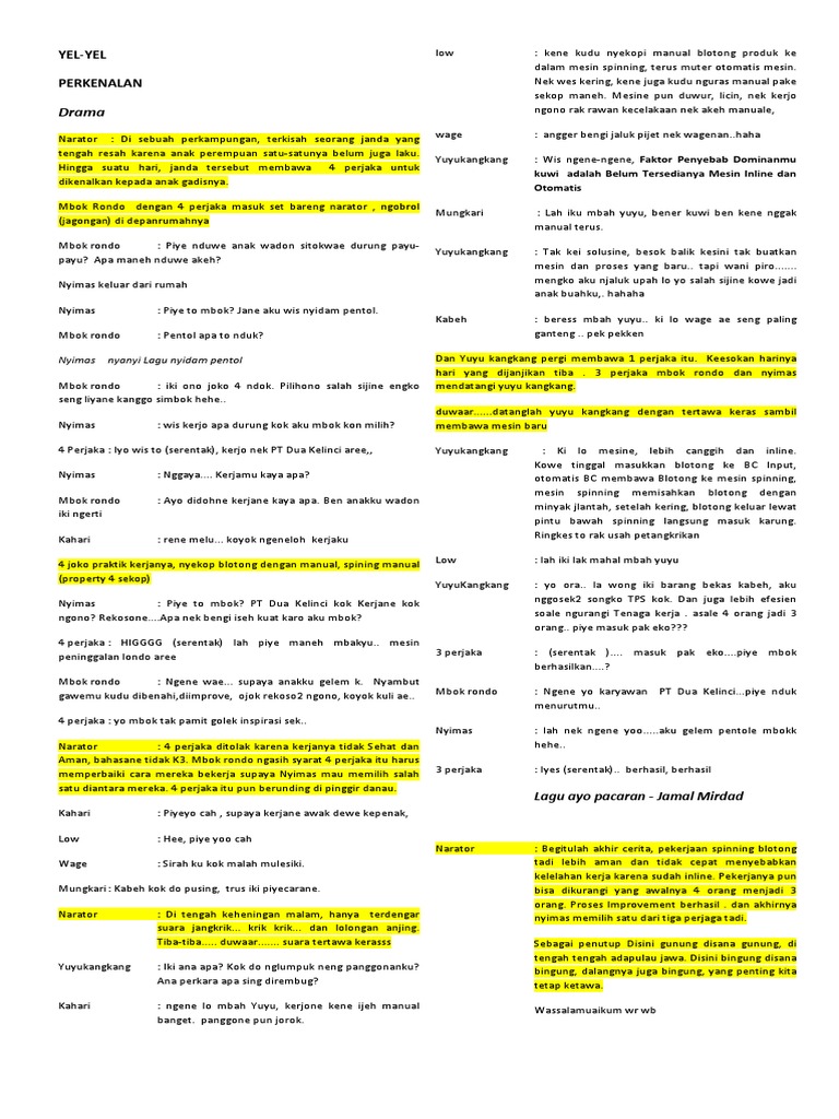 Komedi Janda dan 4 Perjaka | PDF