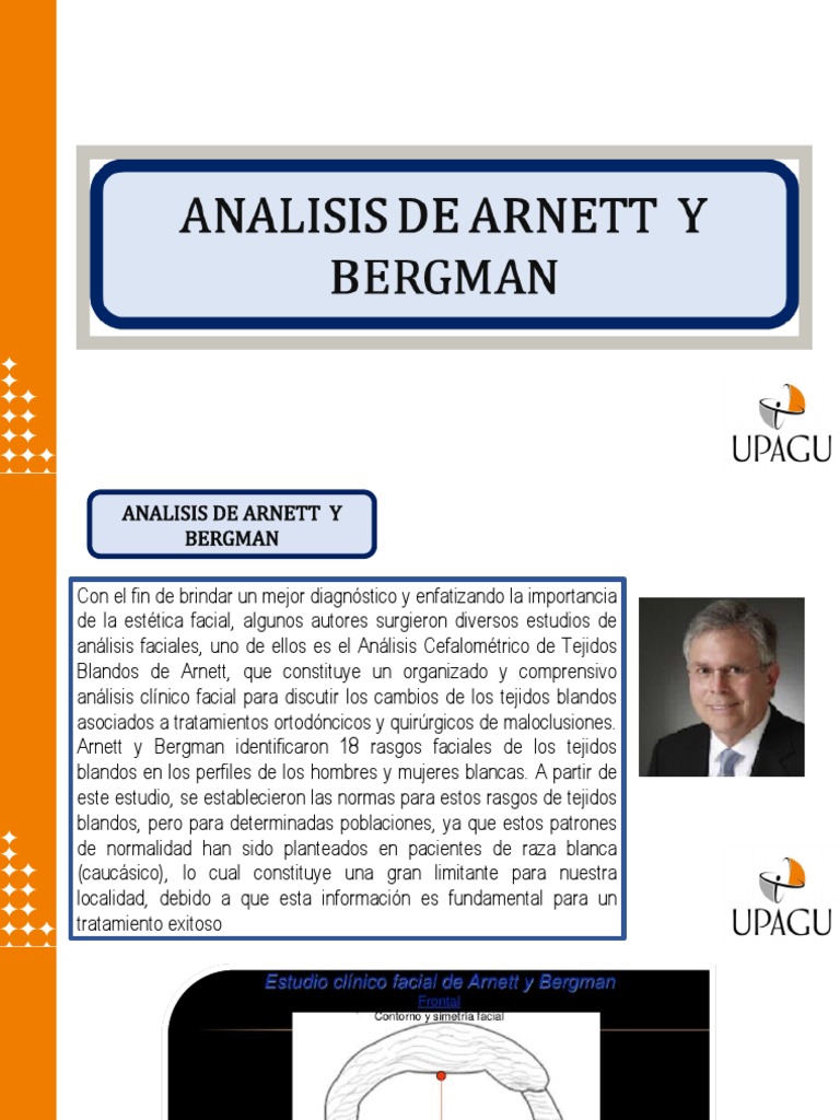 7.análisis de Arnett y Bergmad | Descargar gratis PDF | Cara | Anatomía humana