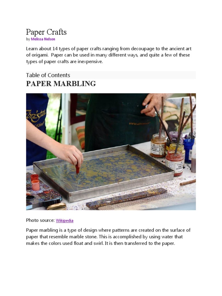 Paper Crafts | PDF | Papermaking | Paper