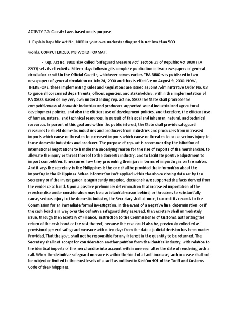 Reboquio - MKGT Activty 7.2 | PDF | Tariff | Public Law