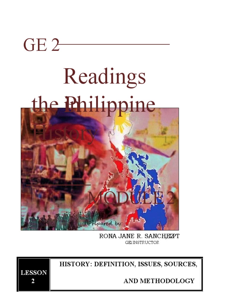 Template - Ge 2 - Readings in Philippine History Module 2 | PDF | Social Science | History