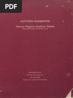 Cutter Sanborn | PDF | Art | Classics