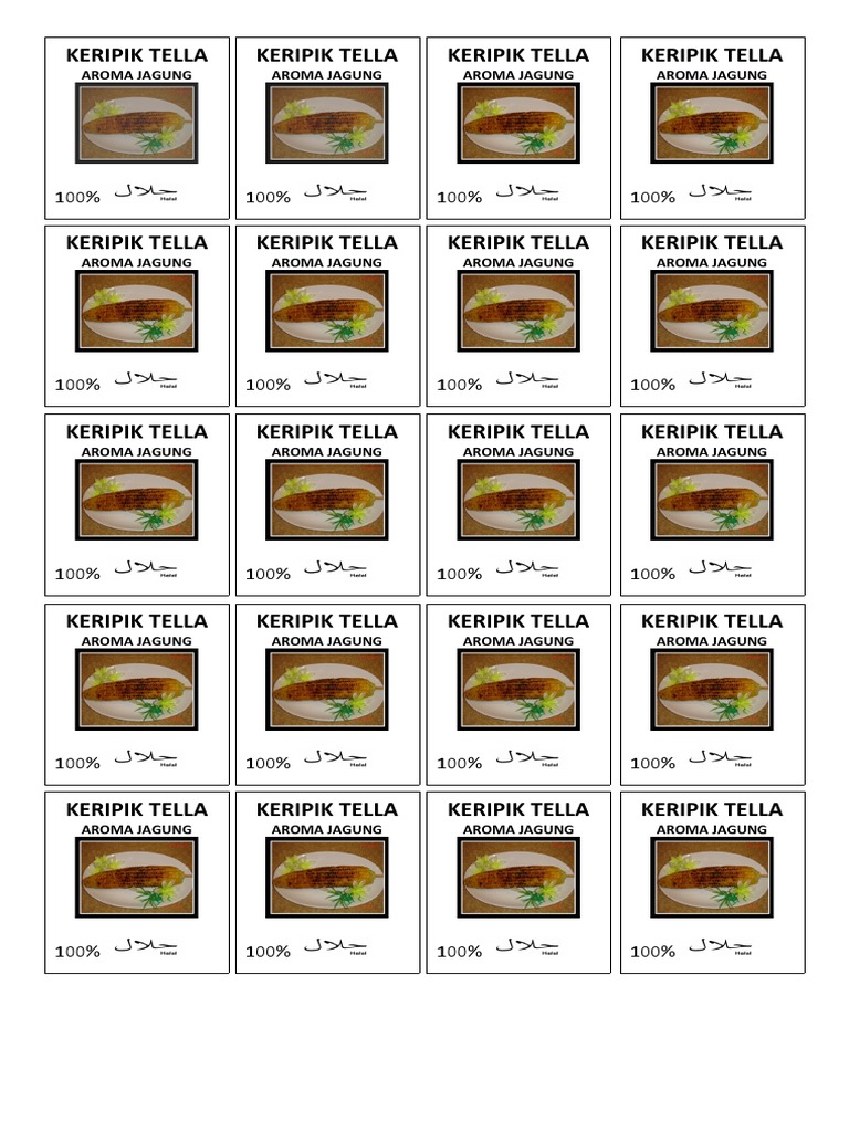 Keripik Tella: 100% Corn Snack | PDF