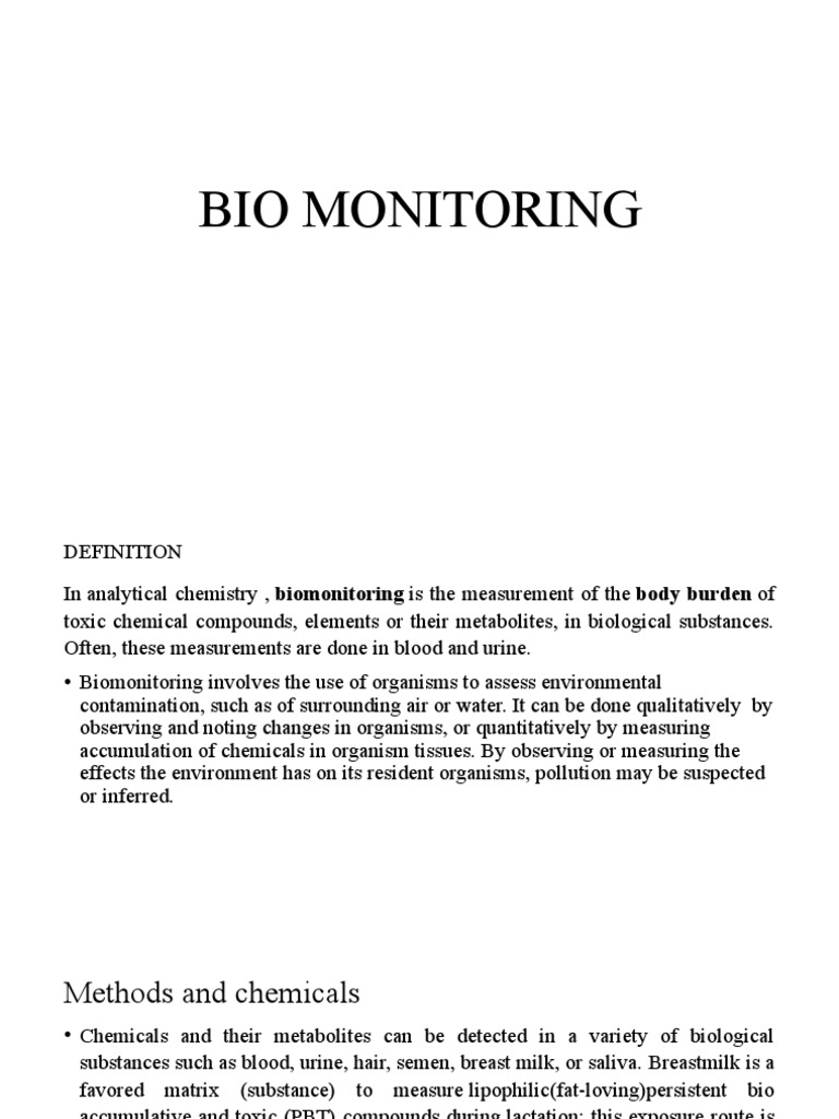 Bio Monitoring-103 | PDF | Clinical Medicine | Health Sciences