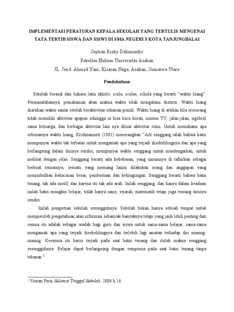 Septian Rizky Dalimunthe (Miniriset) | PDF