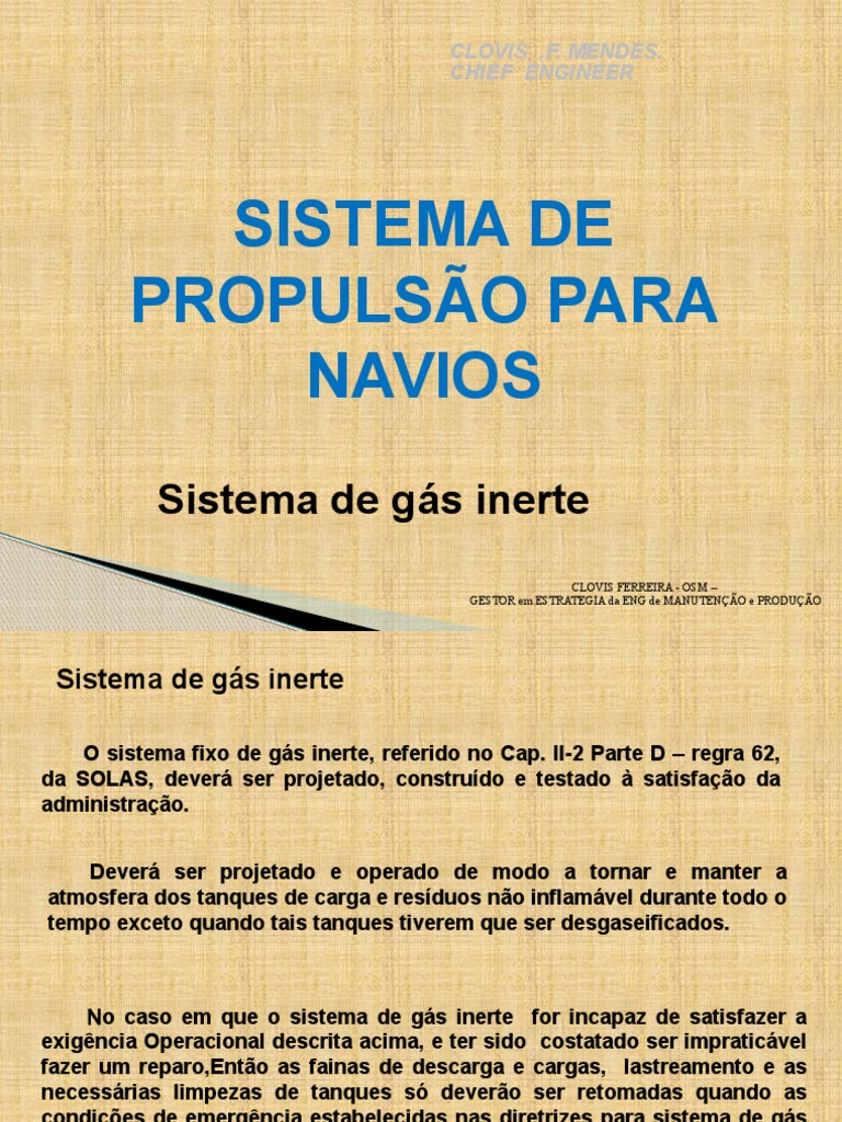 Gas Inerte | PDF | Combustão | Gases