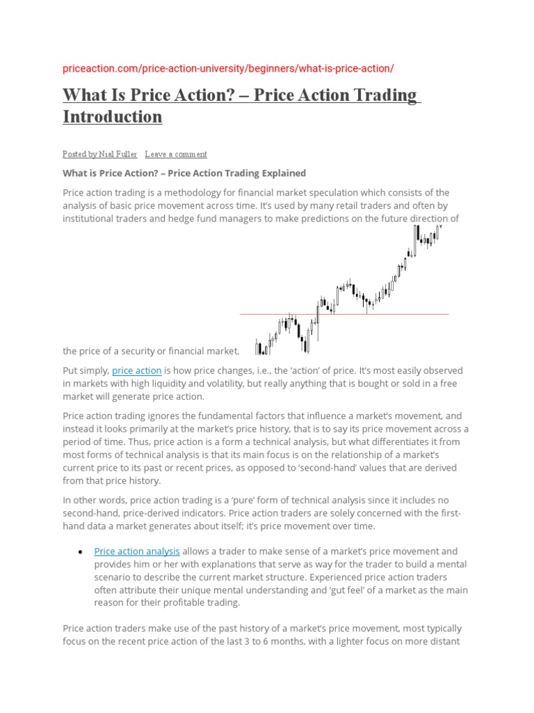 What Is Price Action? - Price Action Trading Explained | PDF ...