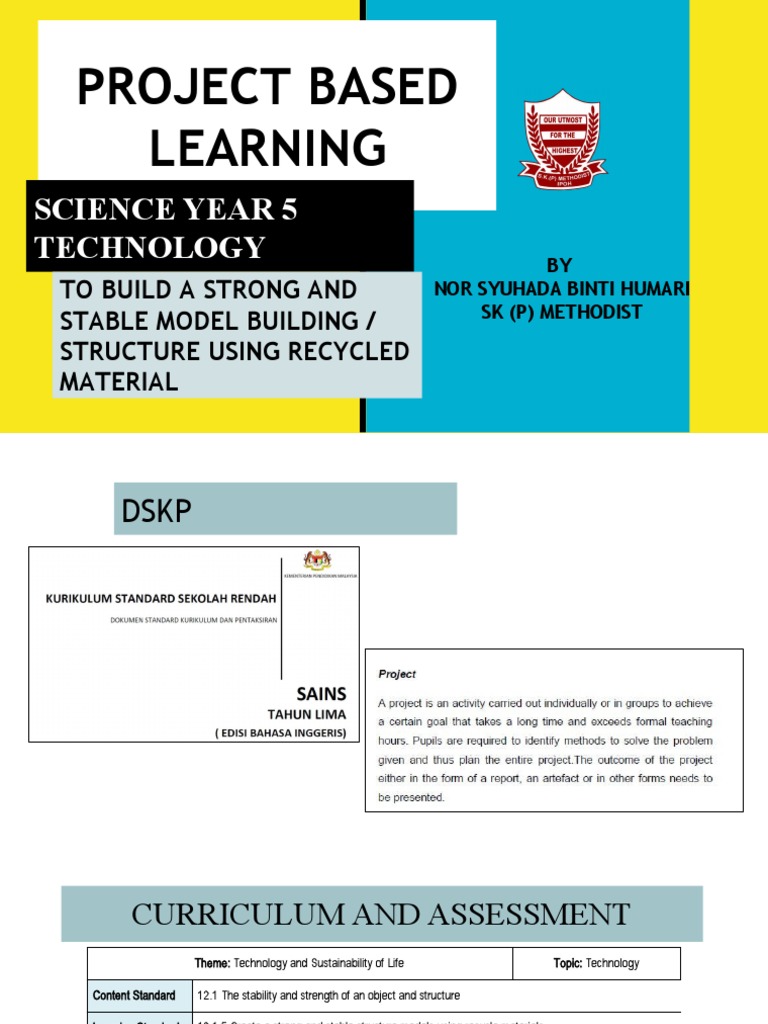 PBL SC Yr5 Technology-Nor Syuhada (MGS Ipoh) | PDF | Teachers | Recycling