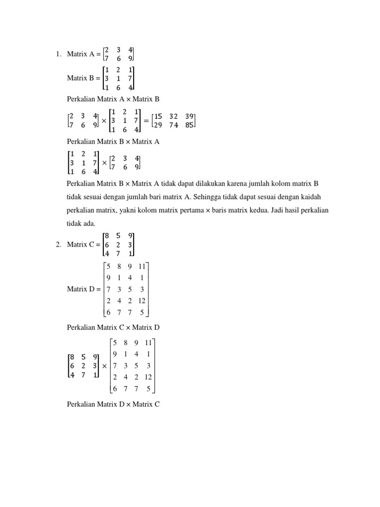 Matrix A | PDF | Teaching Methods & Materials