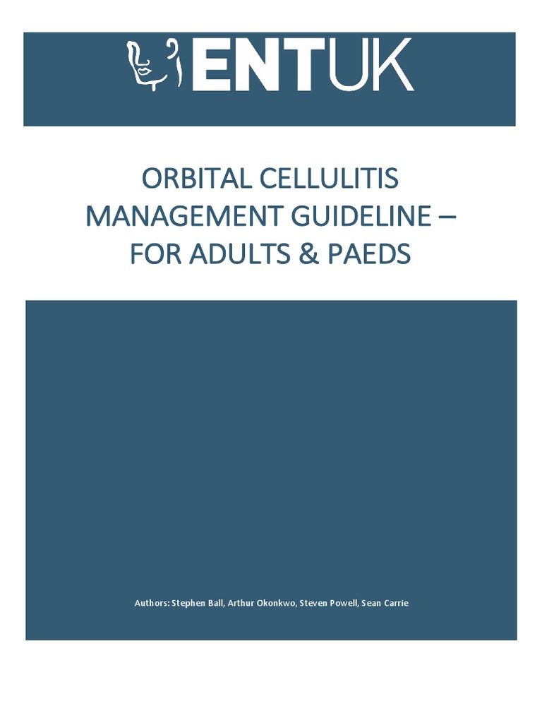 ENT UK Revised Orbital Cellulitis Flow Chart 2017 | PDF | Medical ...