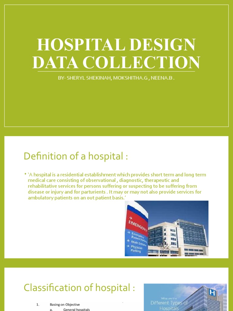 Hospital Design Data Collection | PDF | Hospital | Health Care