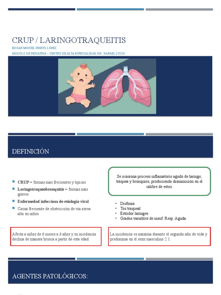 Crup | PDF | Medicina CLINICA | Neumología