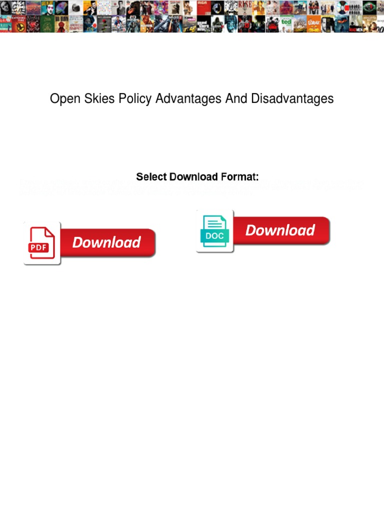 Open Skies Policy Advantages and Disadvantages | PDF | Airlines | Airport