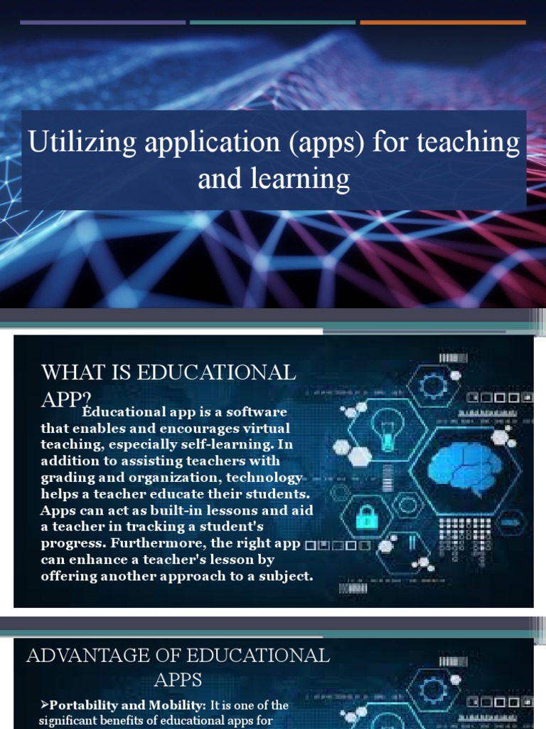 Episode 13 Utilizing Application For Teaching and Learning | PDF ...