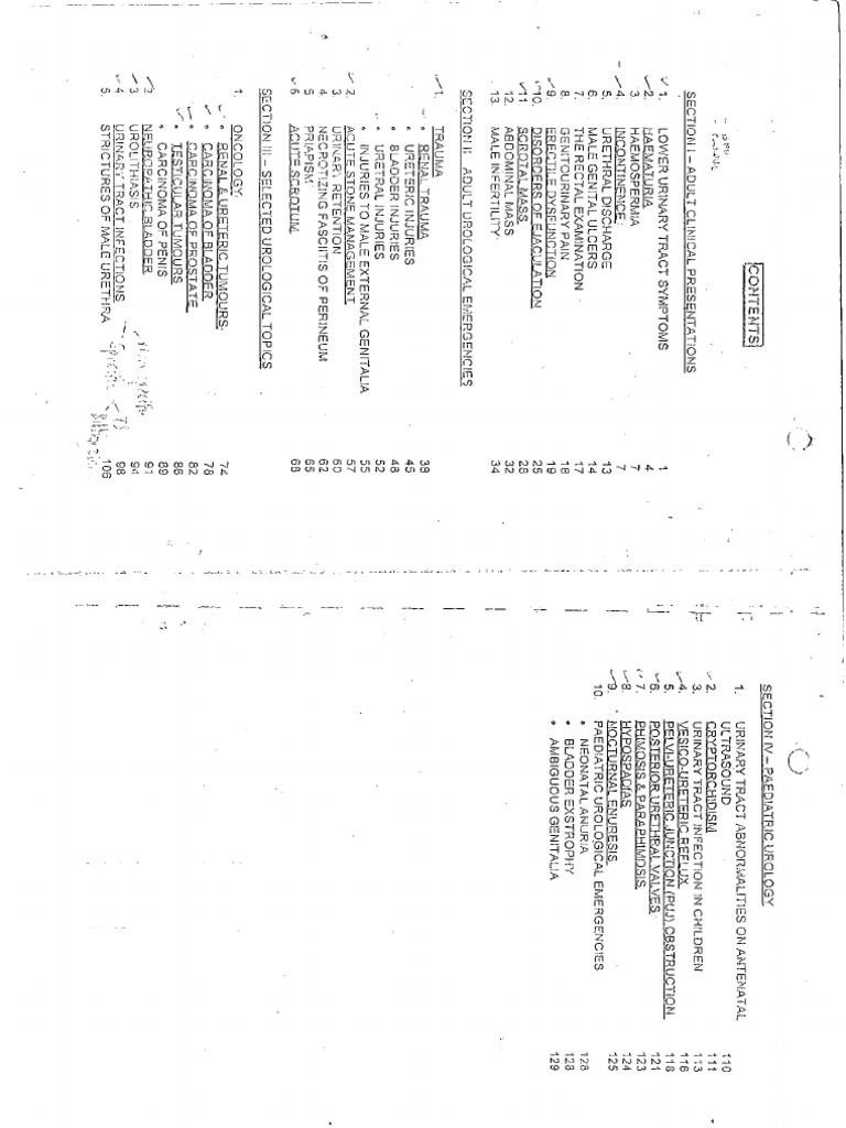 UCT Urology Notes | PDF | Teaching Methods & Materials