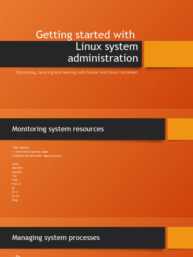 Linux Administration | PDF
