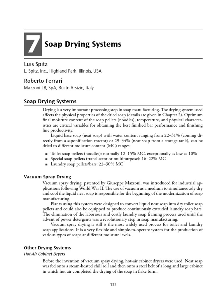 7 Soap Drying Systems 2016 Soap Manufacturing Technology | PDF ...