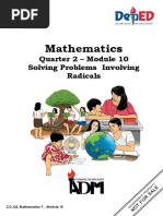 Q2 Mathematics 9 - Module 2 | PDF | Variable (Mathematics) | Volume