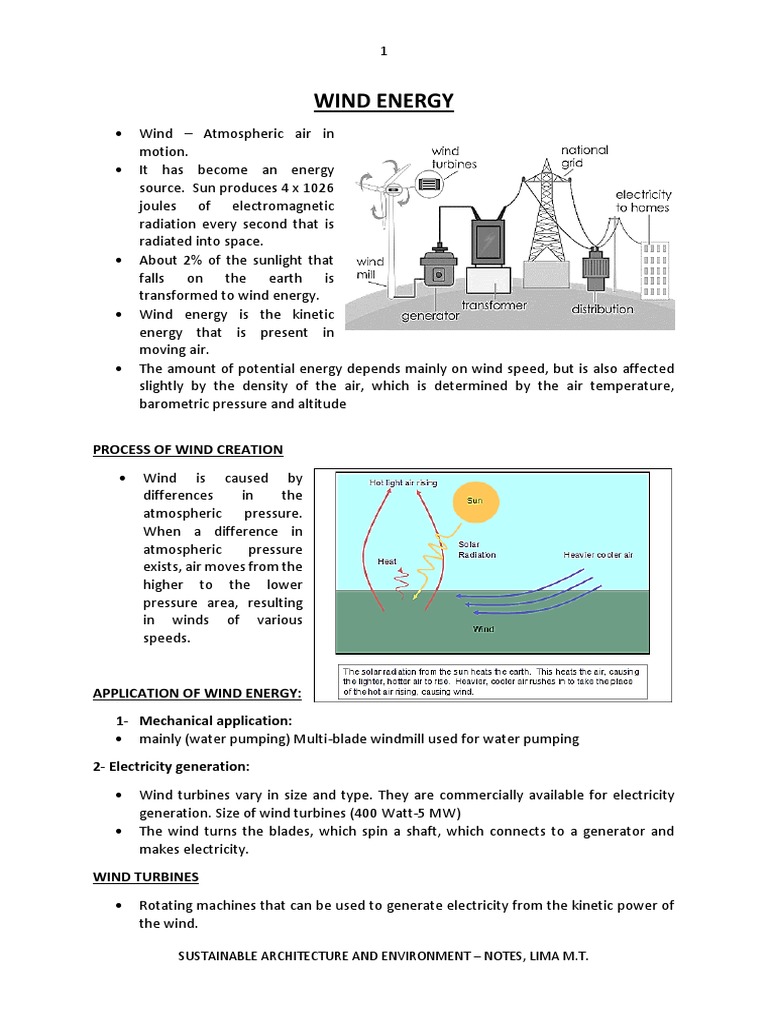24.wind Energy | PDF | Wind Power | Wind Turbine