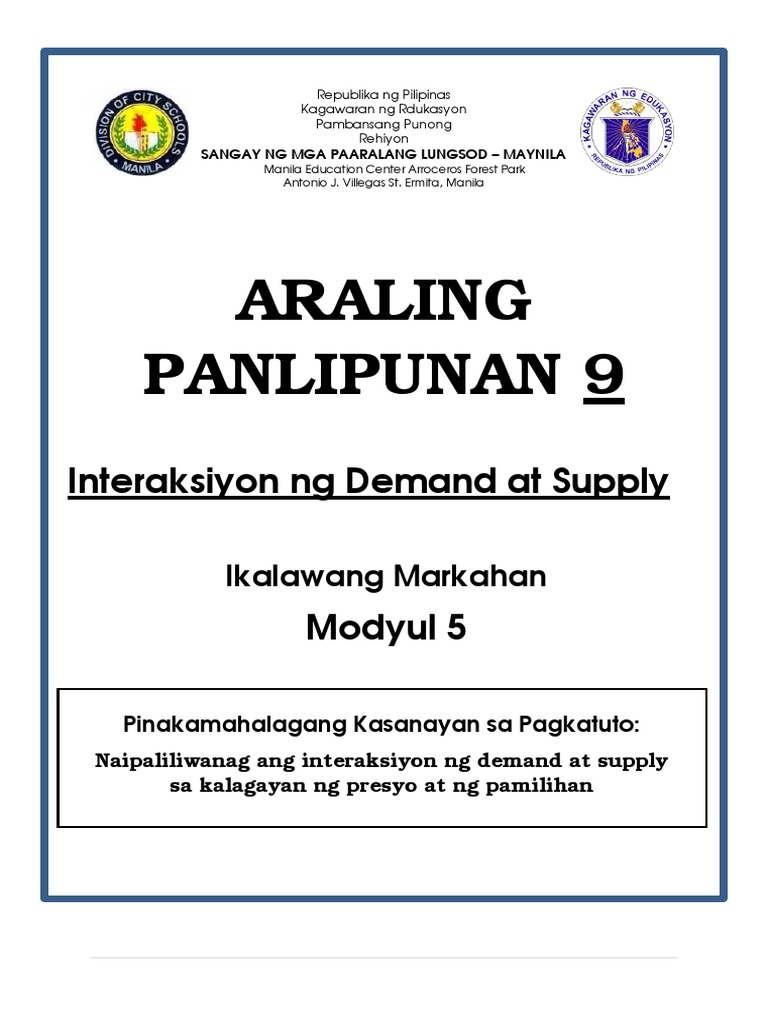 AP-9 Q2 Mod5 | PDF