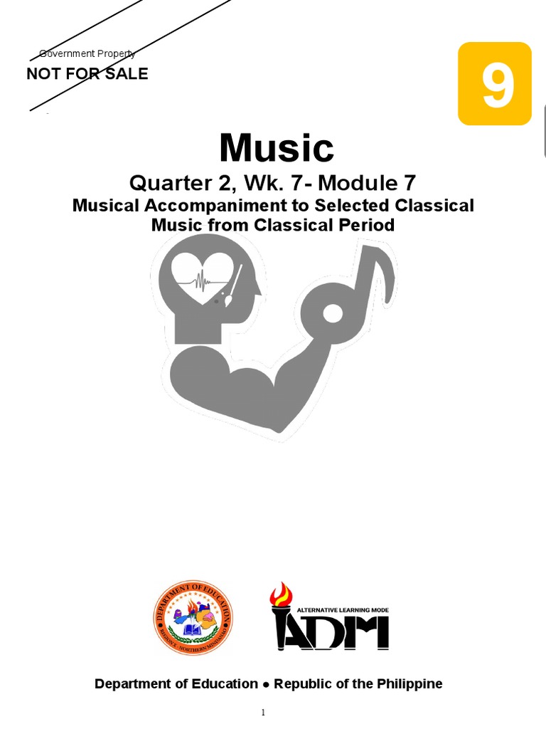 Music: Quarter 2, Wk. 7-Module 7 | PDF | Elements Of Music | Performing ...