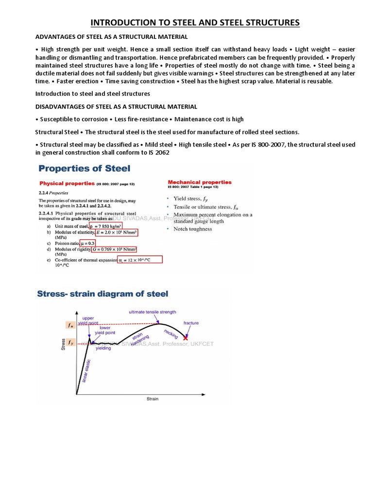 Steel Structures | PDF | Strength Of Materials | Structural Load