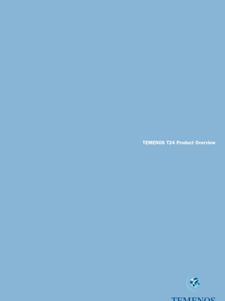 Temenos T24 Product Overview | PDF | Scalability | Risk Management