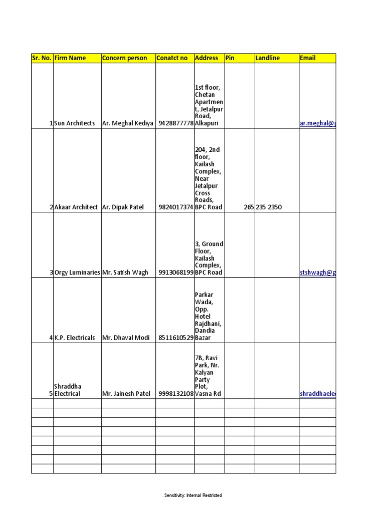 Influencers Tracking Sheet | PDF | Design | Engineering