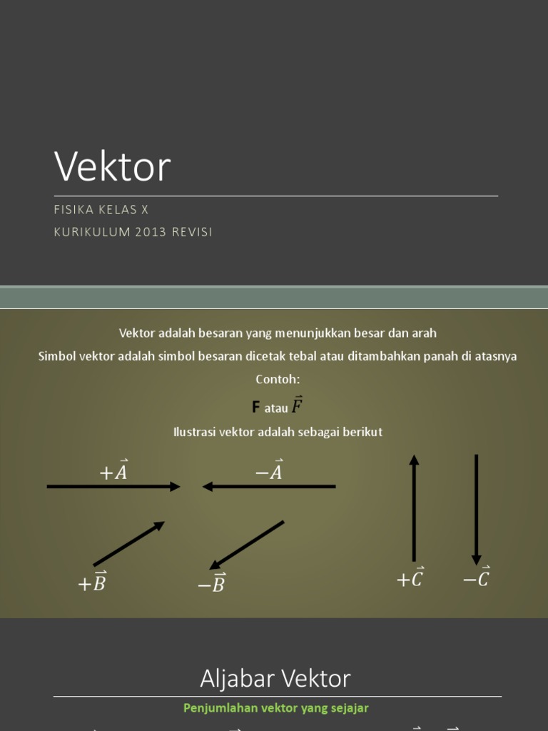 VEKTOR FISIKA | PDF