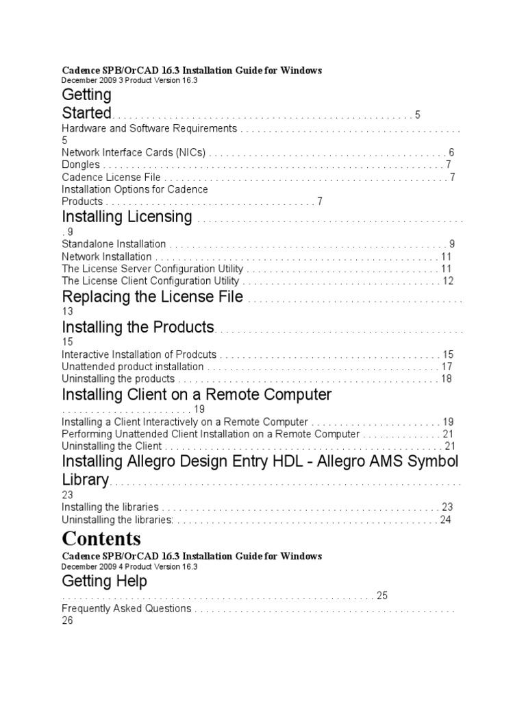 Cadence Installation Guide | PDF | Microsoft Windows | Installation ...