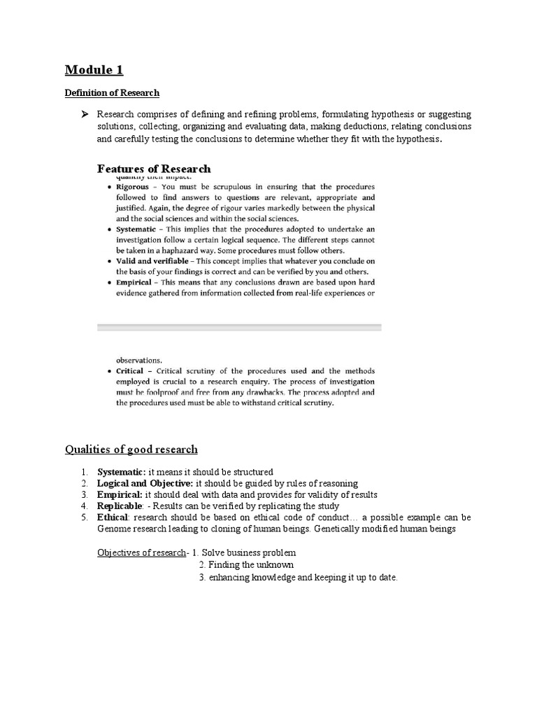 RM Notes 1 To 3 | PDF | Theory | Scientific Method