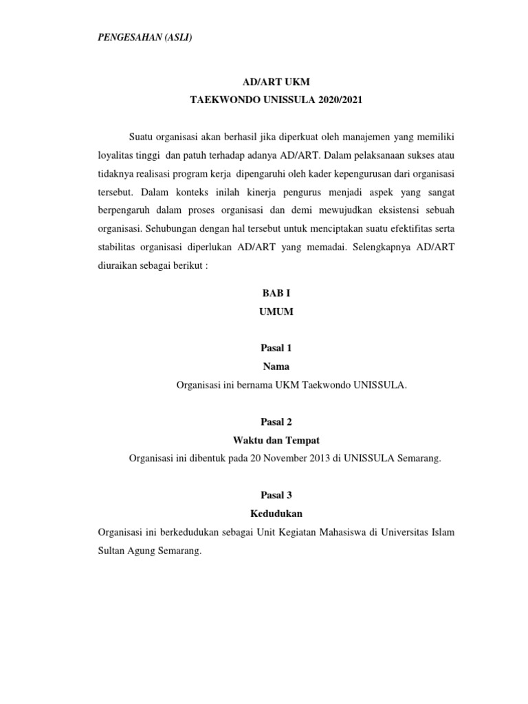 Ad Art Taekwondo 2021 | PDF