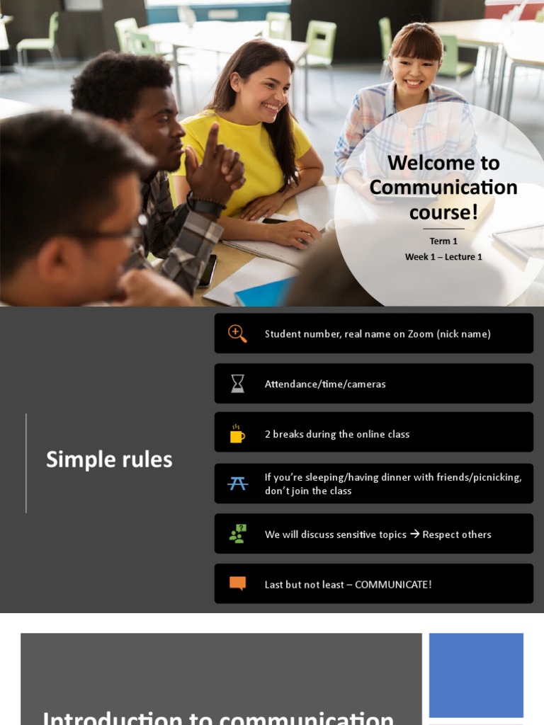 Week 1 - Introduction To Communication | PDF | Communication | Psychology