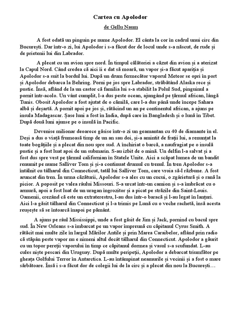Cartea Cu Apolodor (Rezumat) | PDF