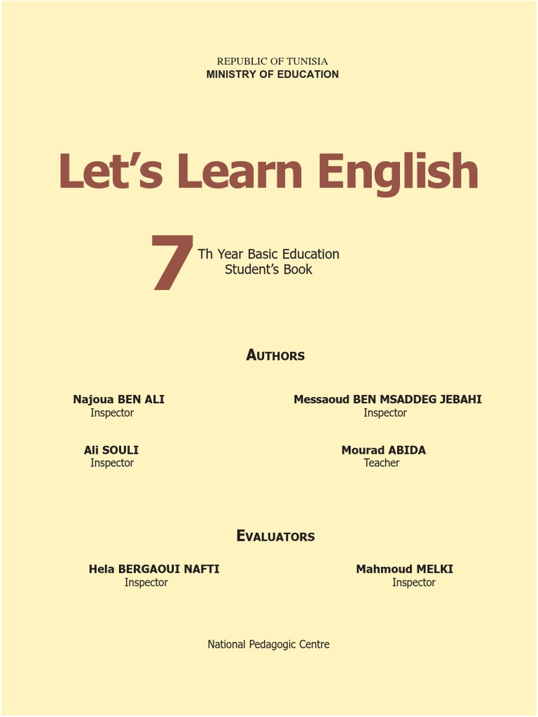 Let's Learn English 1 | PDF | Hobbies | Learning