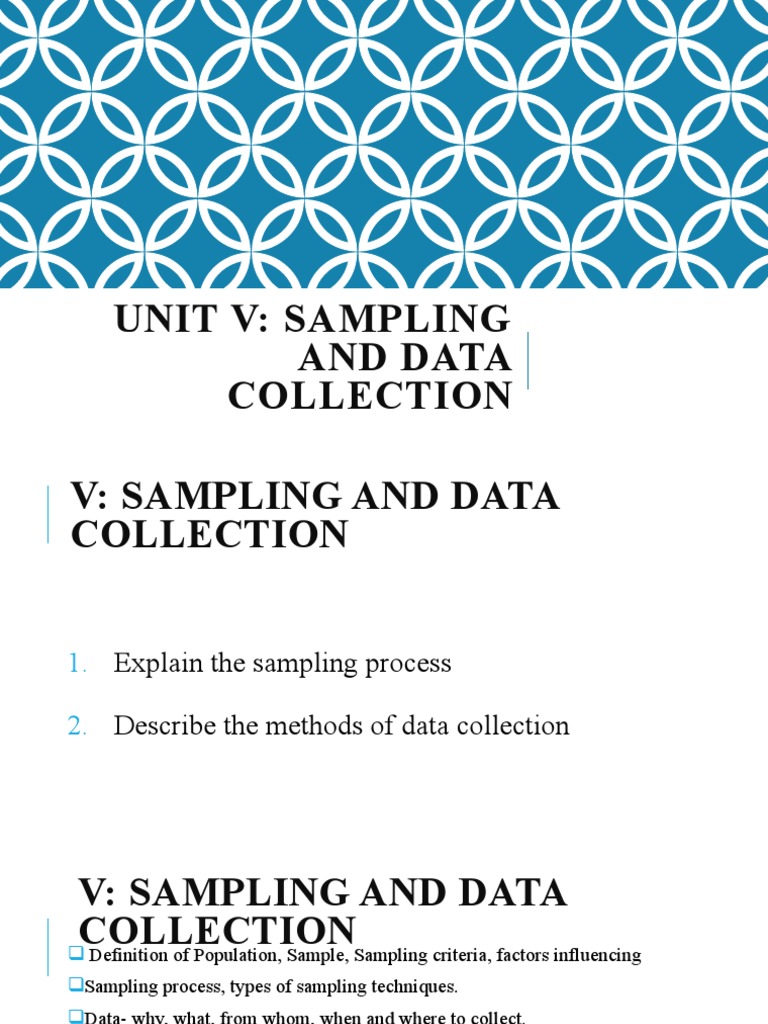Sampling and Data Collection | PDF | Sampling (Statistics) | Stratified ...