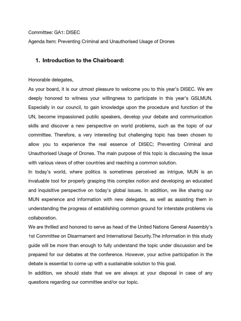 Disec Study Guide | PDF | Territorial Waters | Unmanned Aerial Vehicle