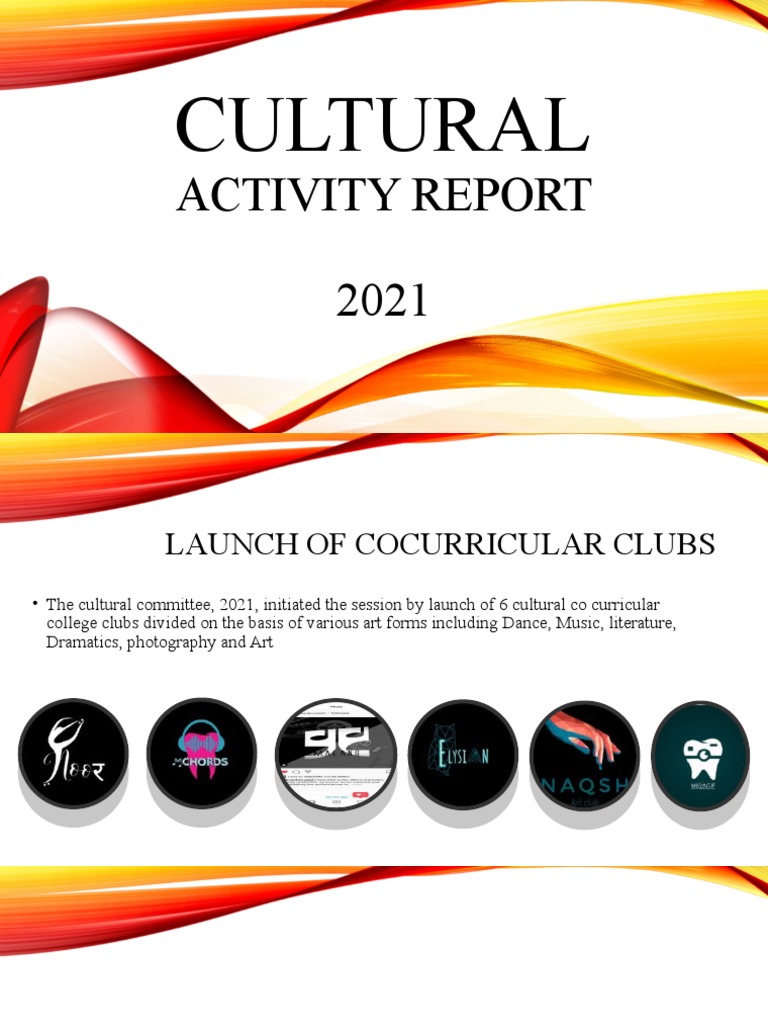 Cultural Activity Report | PDF