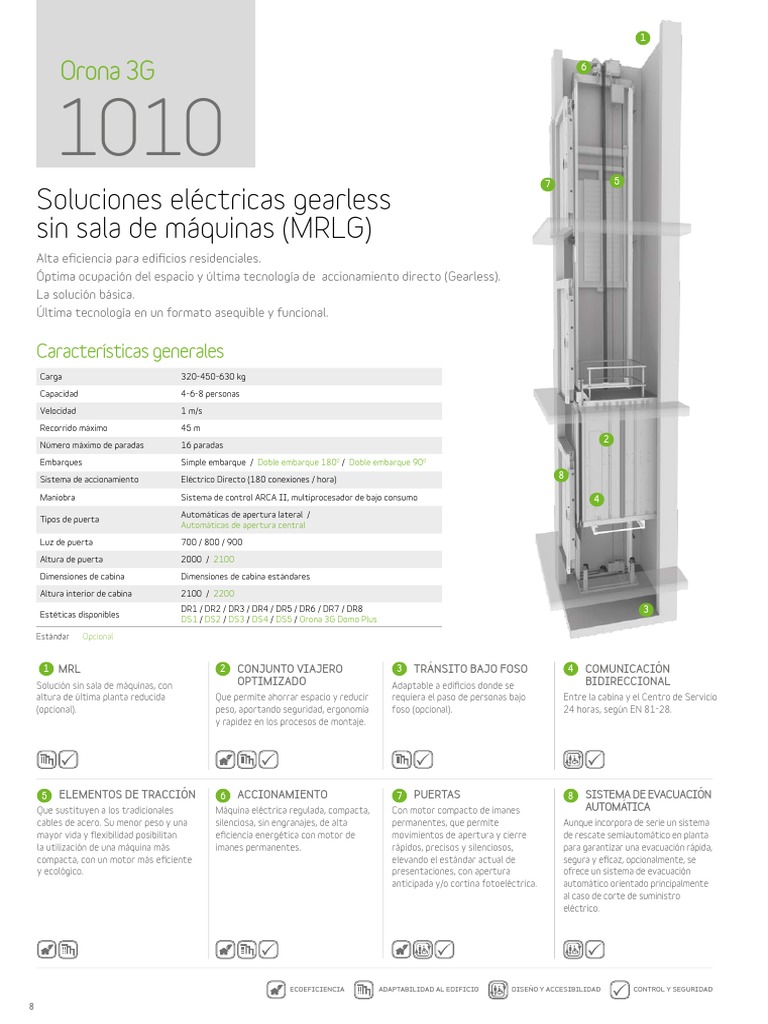 Catalogo Orona 3g 1010 Es 1407 v1 | PDF